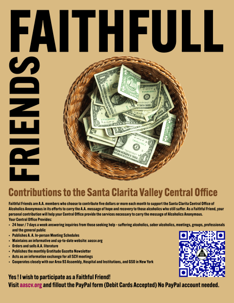 7th Tradition | SCV Central Office of Alcoholics Anonymous
